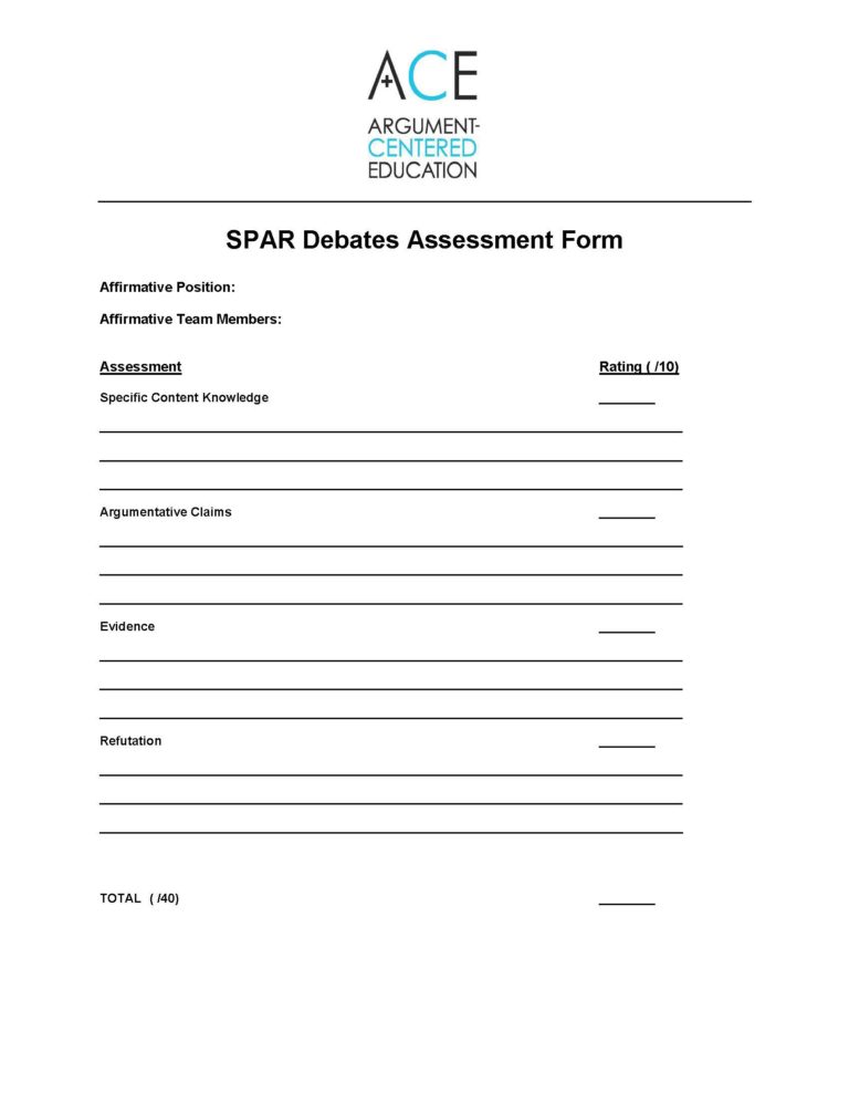 SPAR Debate: A Format for Rigorous, Real, Ready-to-Go Debating in Class ...