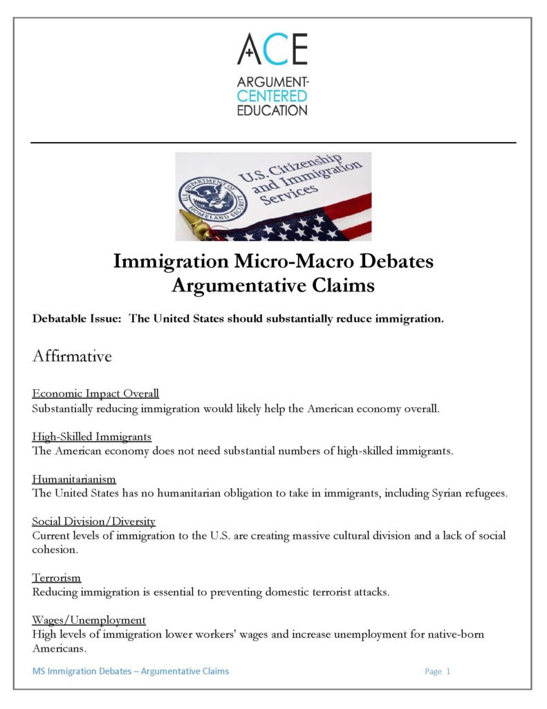 Tackling the Immigration Issue in Micro-Macro Debates (Pt. 1 ...