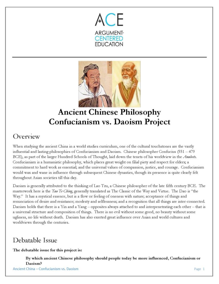 Arguing about Ancient Chinese Philosophy — the Confucianism vs. Daoism ...