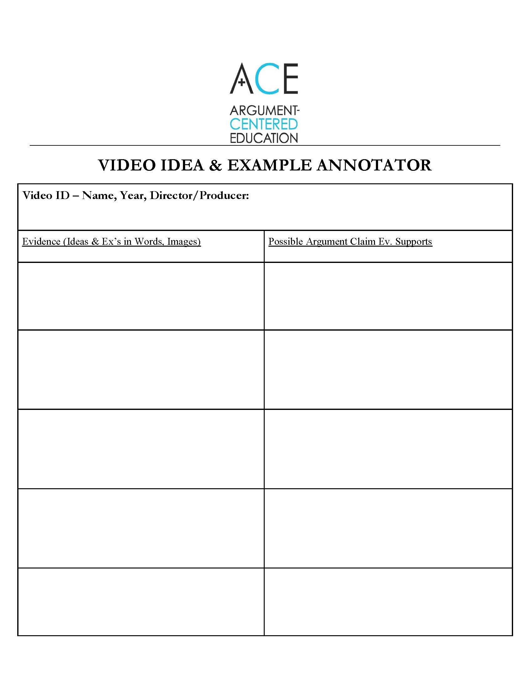 Annotation Strategies In Use In Argument Centered Classrooms Argument