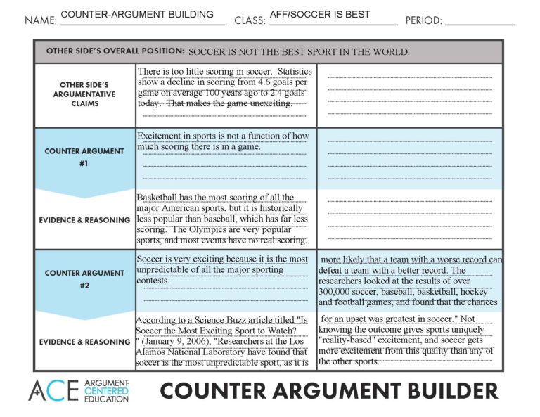 Is Soccer the Best Sport in the World? (Part 1) | Argument-Centered ...